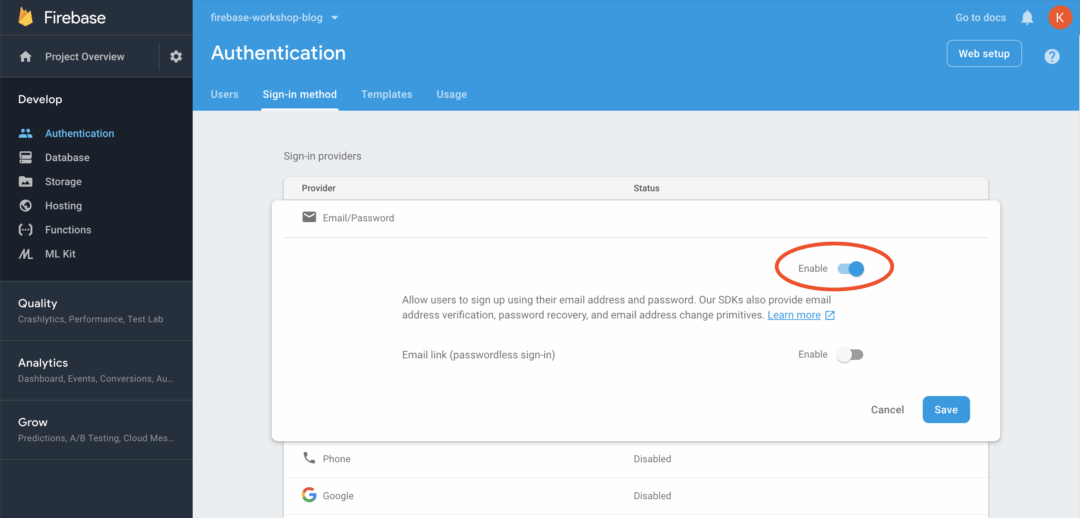 Building Applications Using Firebase, Part 2: Authentication | Kunz ...