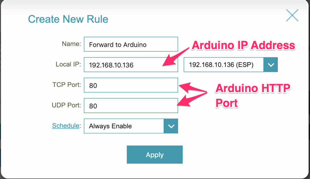 Command Your Arduino from Anywhere, Part 1 - Port Forwarding | Kunz ...