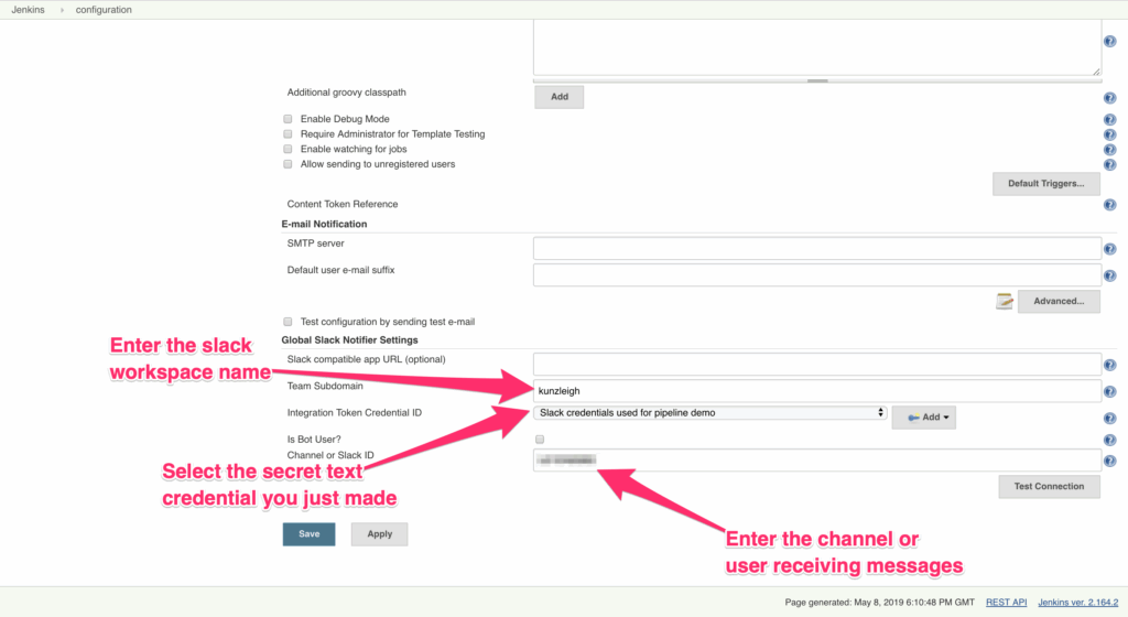 Creating a Slack Notifier using Jenkins Pipeline - Kunz, Leigh and ...
