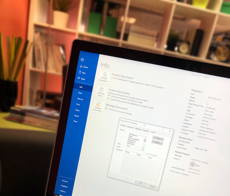 Harnessing The Power Of Microsoft Word Part 5 Creating And Managing Custom Properties Kunz