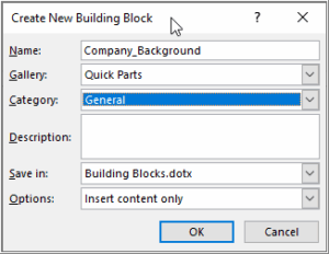 Harnessing the Power of Microsoft Word, Part 7: Using Building Blocks ...
